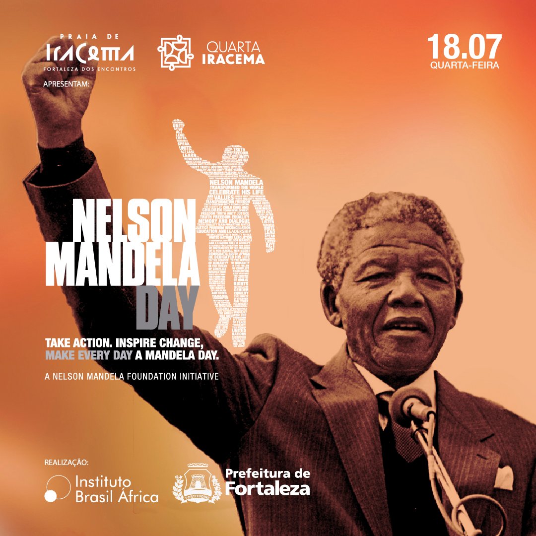 Mandela Day celebrated in Fortaleza city, Brazil - IBRAF | Brazil ...